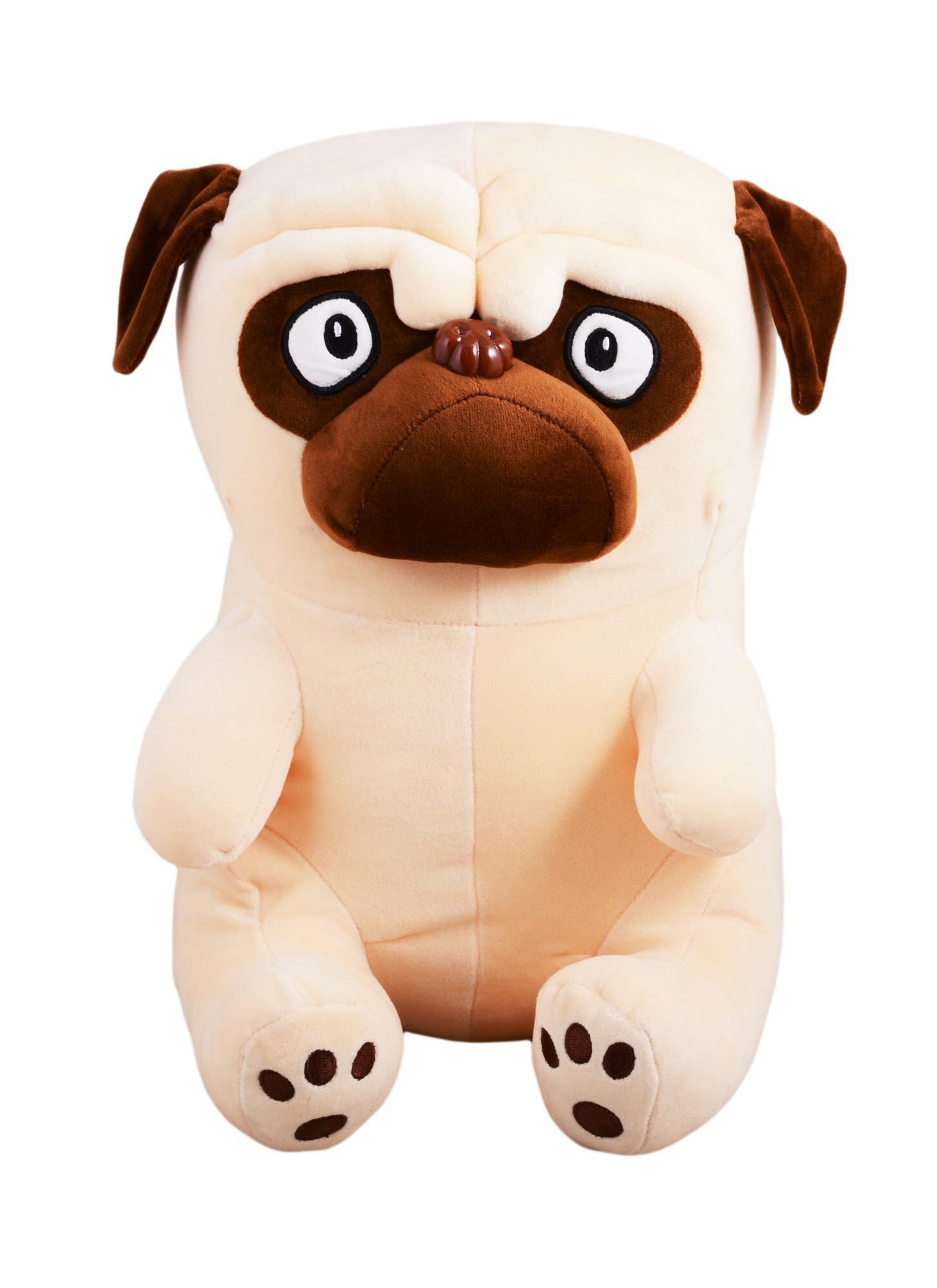 Мягкая игрушка сердитый Мопс (50х35)