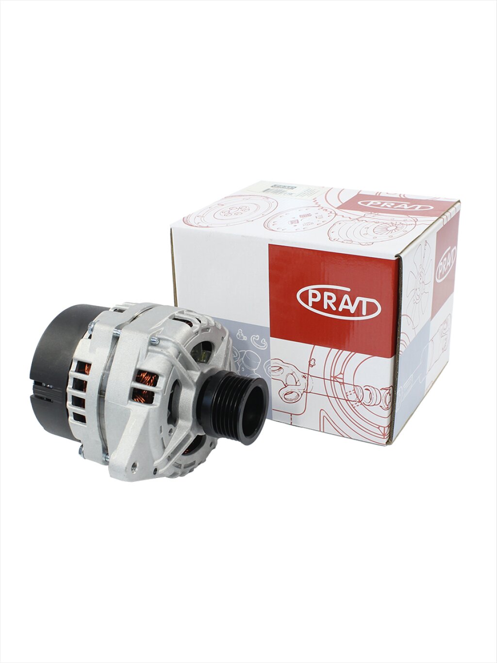 Генератор для а/м ГАЗель Бизнес 4216 с широким поликл. ремнем (120А) "PRAVT"