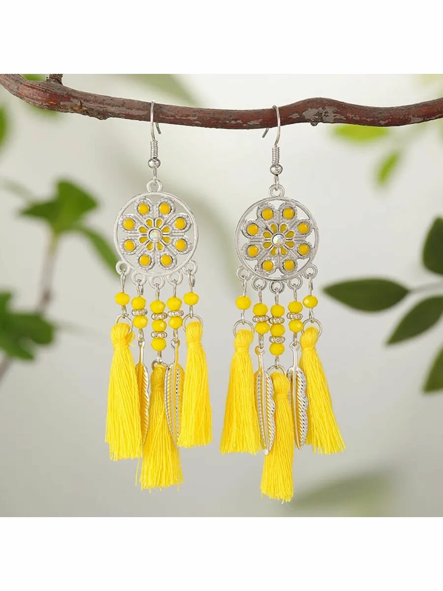 Серьги, искусственный камень