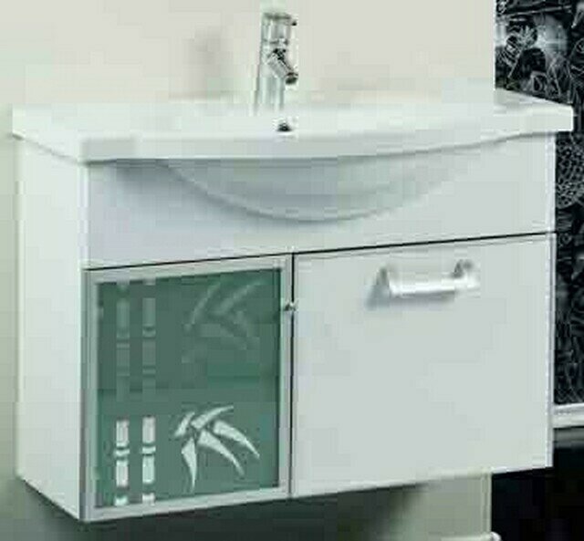 Тумба с раковиной Акватон Сайгон 85 1A1057K0SA010.