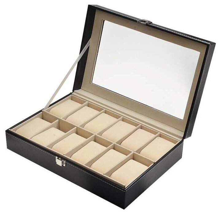 Шкатулка для часов на 12 шт, Коробка для хранения, необходимый предмет для мужчин в семье