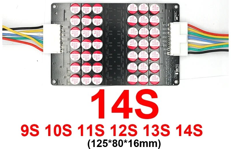 CHANGELIN Активный балансир для литиевых аккумуляторов 3S-20S Li-ion Lifepo4, 9S to 14S