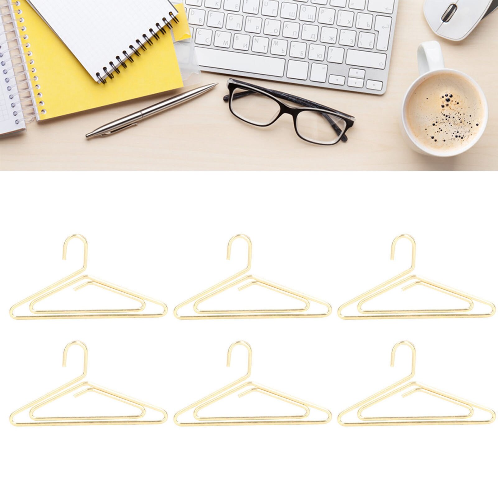 100 шт. металлические скрепки для бумаг, гальванический процесс, золотые скрепки, антикоррозийные скрепки для бумаг, нескользящие для классификации файлов, вешалка для пальто