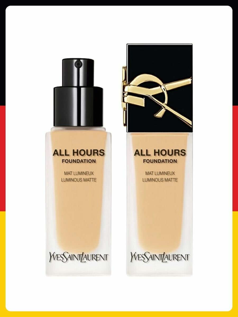 Тональная основа Yves Saint Laurent Encre de Peau All Hours LW4 Light Warm 4, 25 мл