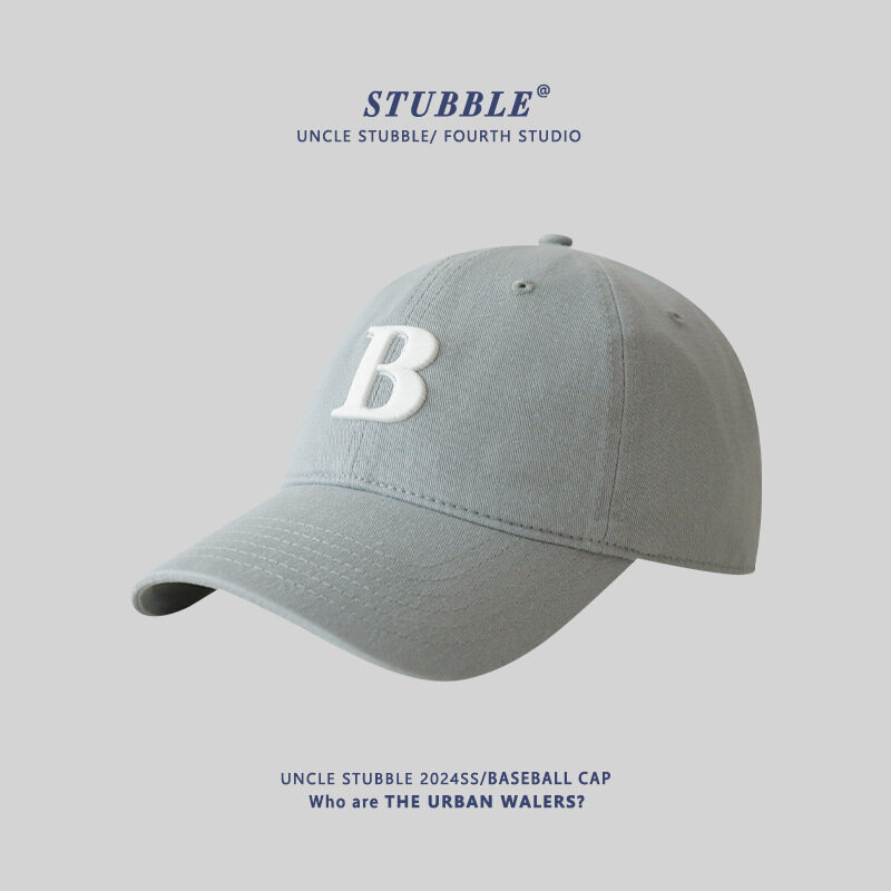 Корейская модная бейсболка с вышитыми буквами для мужчин и женщин, повседневная универсальная, с углубленным и расширенным лицом, маленькая мягкая кепка-утконос