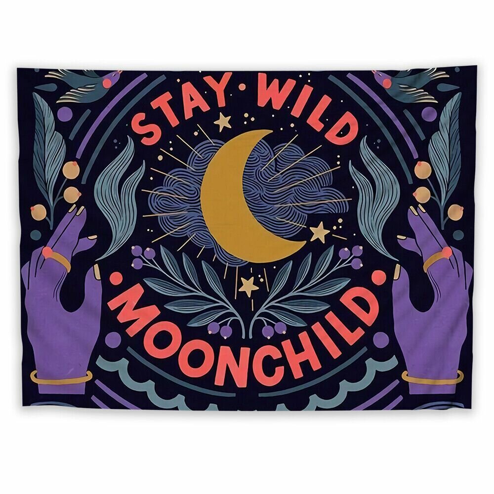 Гобелен абстрактный минималистский подвесной диван