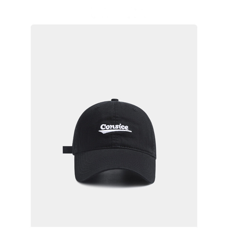 Корейская простая вышитая буквами мягкая кепка для мужчин и женщин весна-лето модная универсальная бейсболка для отдыха пары