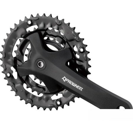 Система шатунов Prowheel MPE-401 PR11008, 1", 3 звезды, зубьев 22-44, алюминий