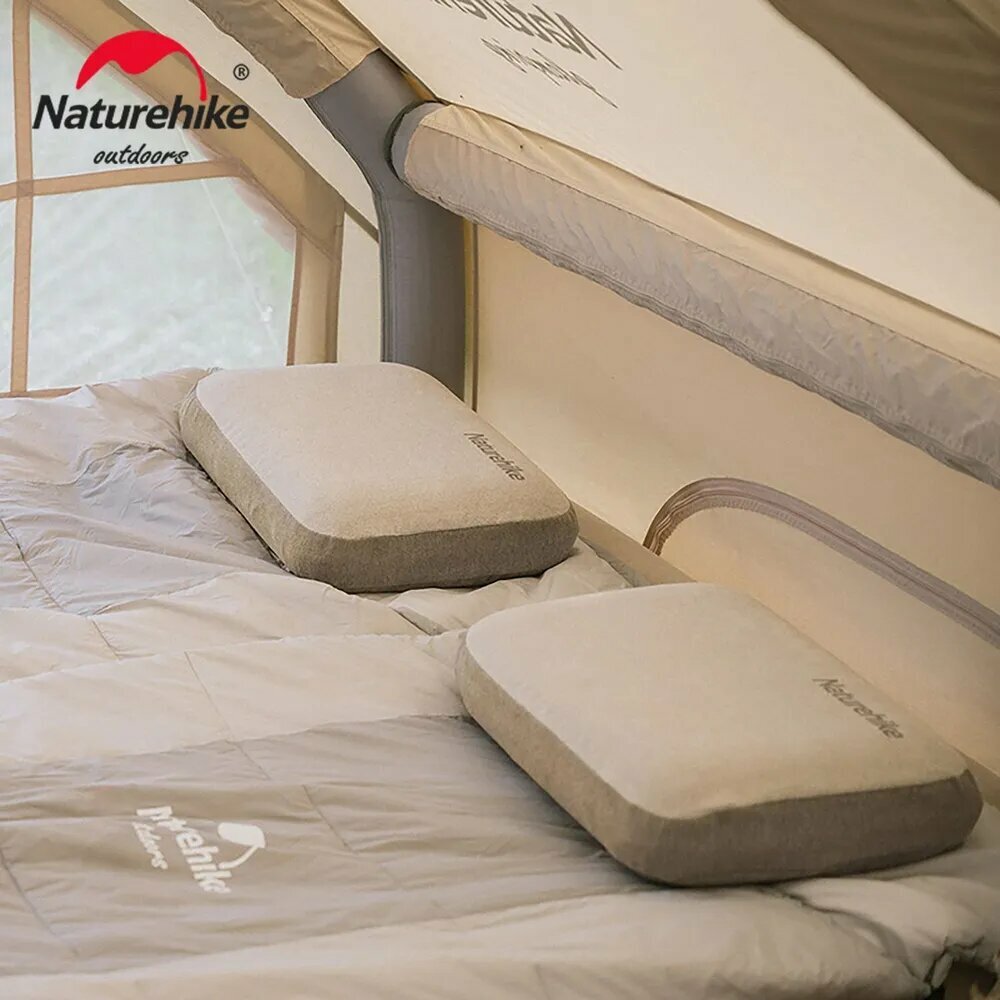 Подушка туристическая, с эффектом памяти для сна, Naturehike, 1шт.