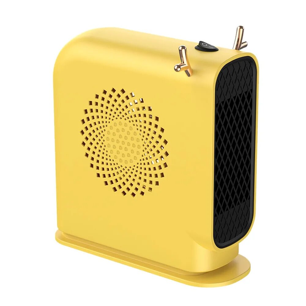 Тепловентилятор портативный настенный для дома и офиса электрический мини обогреватель 500W