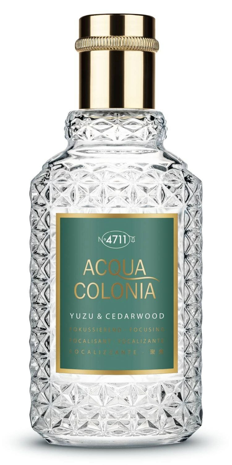 Духи мужские. Одеколон 4711 Maurer & Wirtz Aqua Colonia Yuzu & Cedarwood. Для мужчин. 50мл.