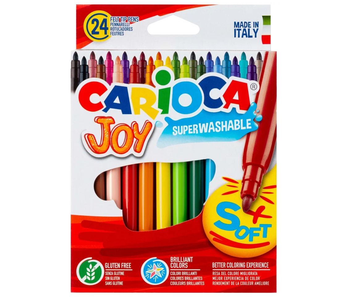 Фломастеры Carioca Joy 24цв 40615