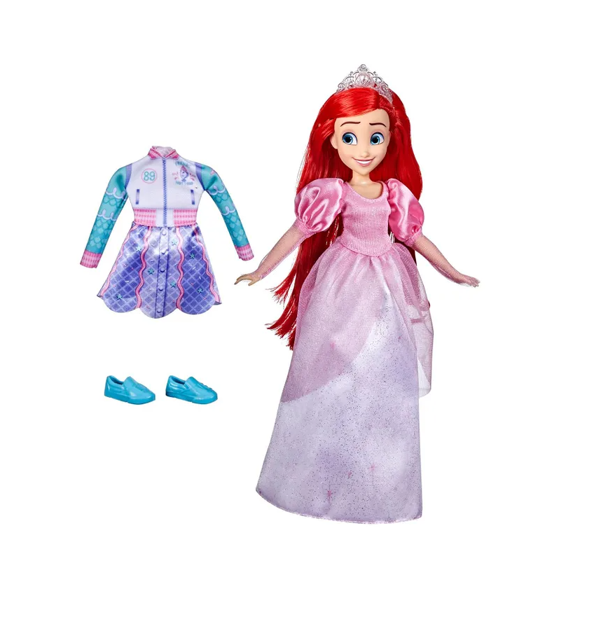 Disney Princess Кукла Комфи Ариэль 2 наряда F23665X0