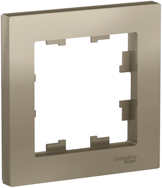 Рамка Schneider Electric AtlasDesign ATN000501 наклад. 1x ABS шампань