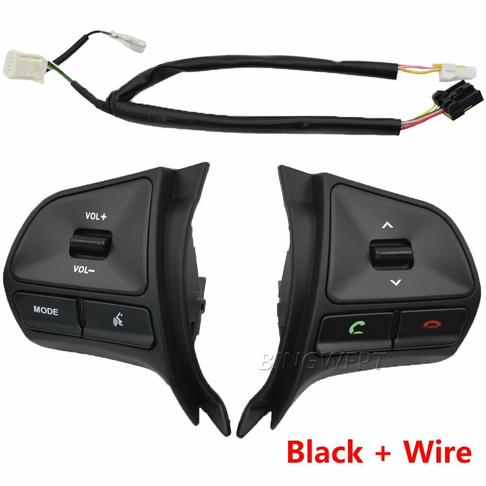 Кнопки управления на руль КИА РИО 2 2011-2014 г. Bluetooth / Мультируль для магнитолы Kia Rio