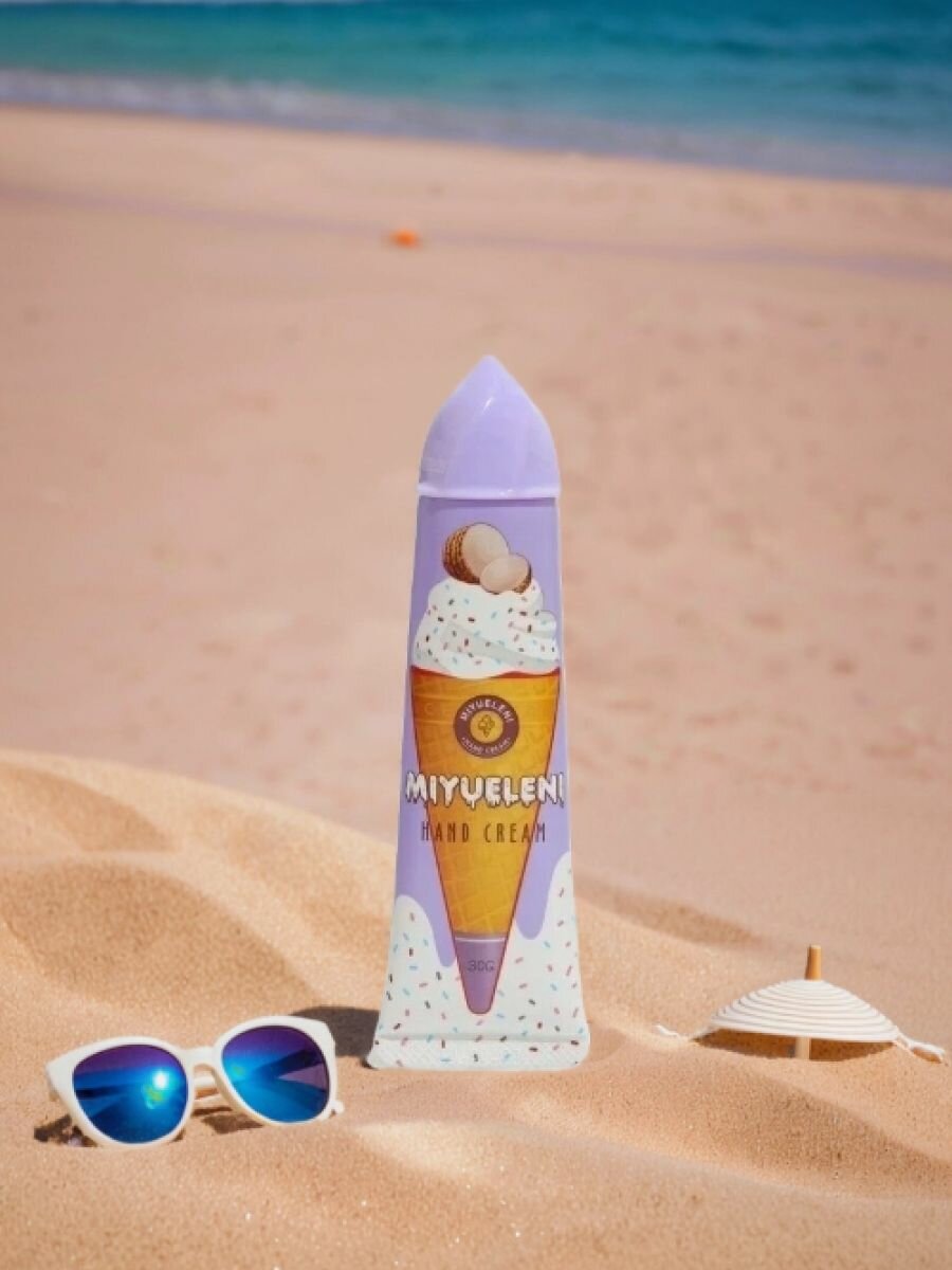 Крем для ухода за кожей рук увлажняющий MIYUELENI, кокос-мороженное