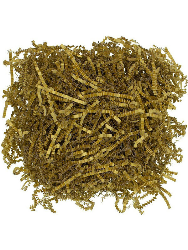 Наполнитель бумажный 50 г, дизайнерский, настоящее золото