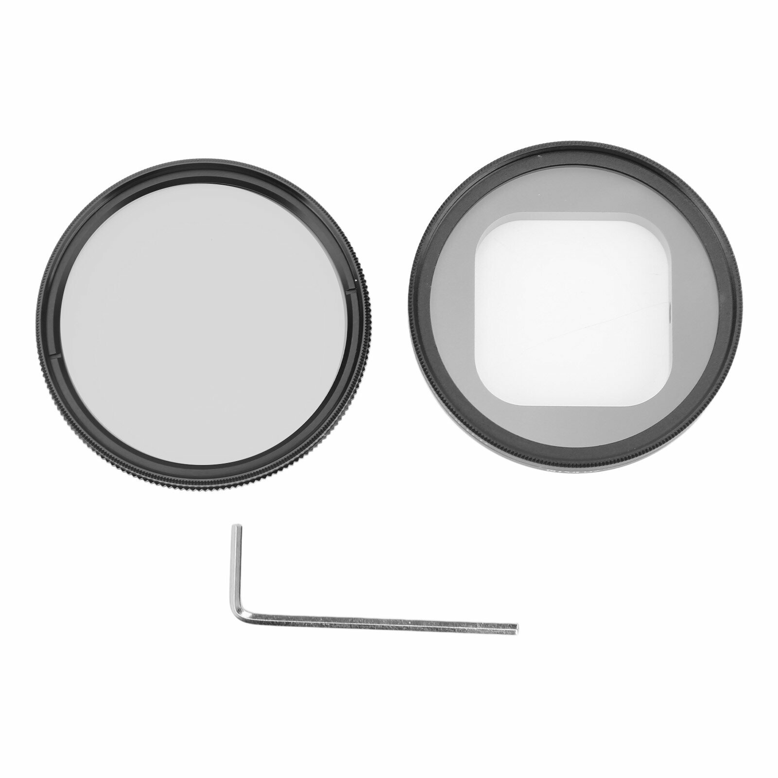 Фильтр для объектива экшн-камеры 52 мм, оптический CPL-фильтр с поляризационным фильтром и оправой-адаптером для УФ-фильтра для HERO 9, 10, 11, черный