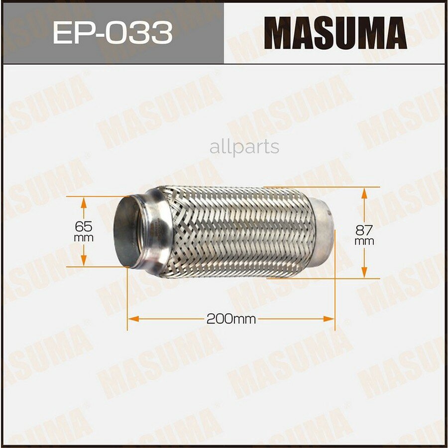 MASUMA EP033 гофра глушителя! 65x200\