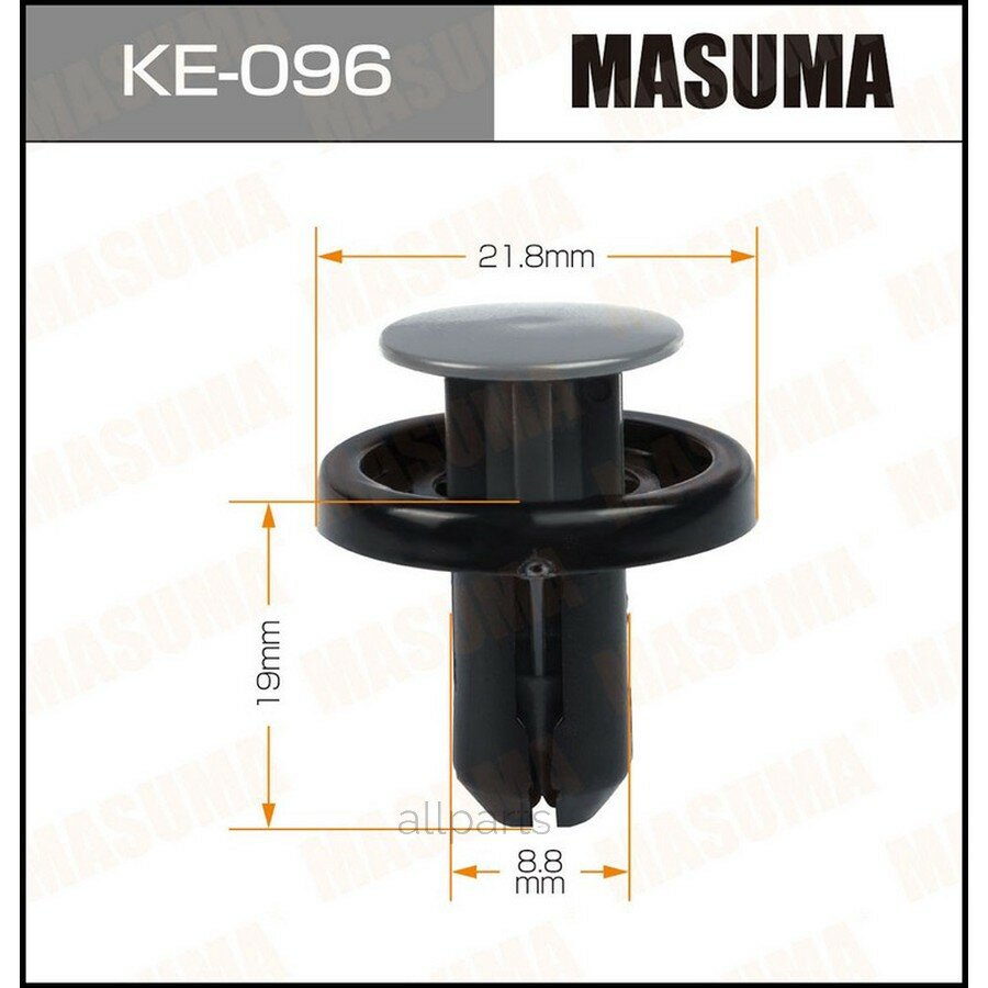 MASUMA KE096 клипса крепежная MASUMA KE-096 В УП 50 ШТ