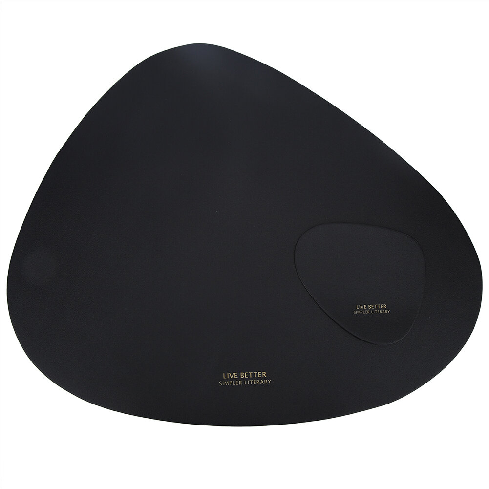 Треугольный кожаный коврик Nordic с водонепроницаемым покрытием, теплоизоляцией и противоскользящим покрытием (набор из 4 шт.)