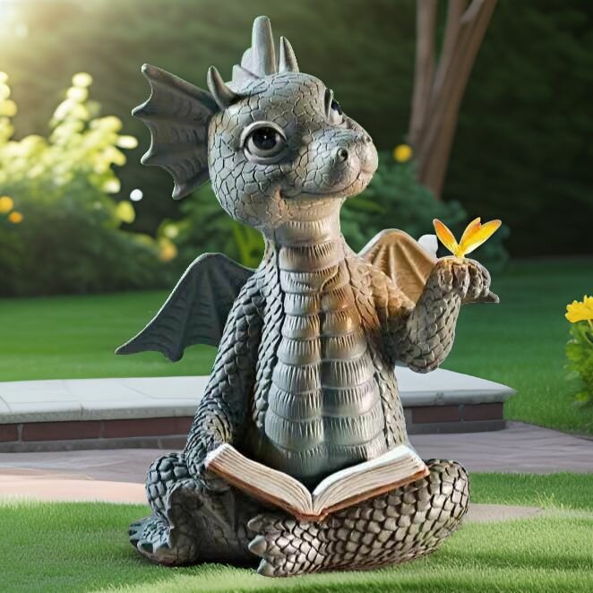 Glowfly Фигурка садовая декор для дачи, сада и огорода Садовый декор