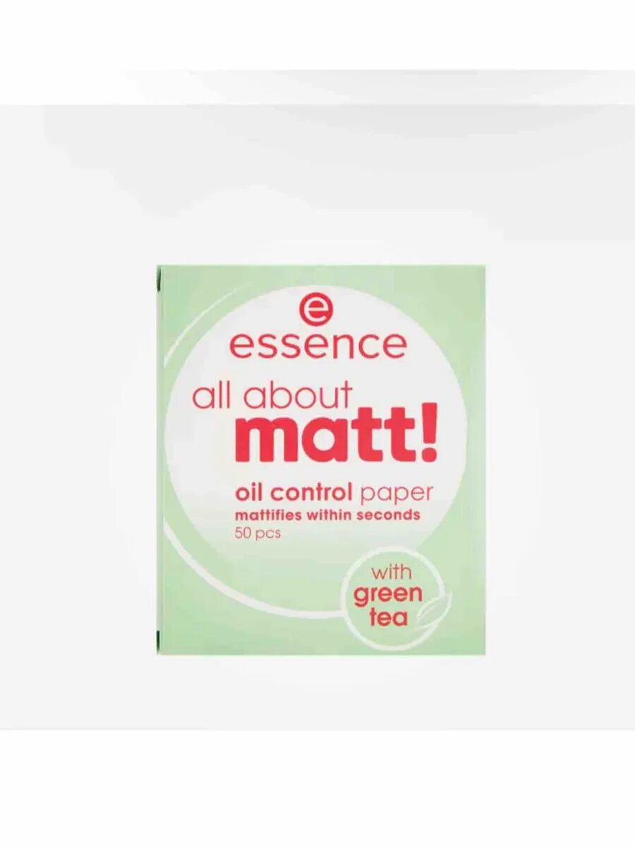 Салфетки Essence All About Matt, маслоконтроль, экстракт японского зеленого чая