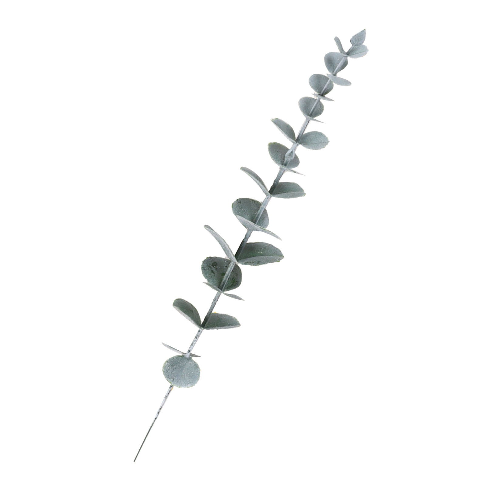 Декор из стебля эвкалипта 24 листа пластиковая железная проволока искусственный искусственный стебель эвкалипта для украшения свадьбы дома, вечеринки зеленый морозный белый