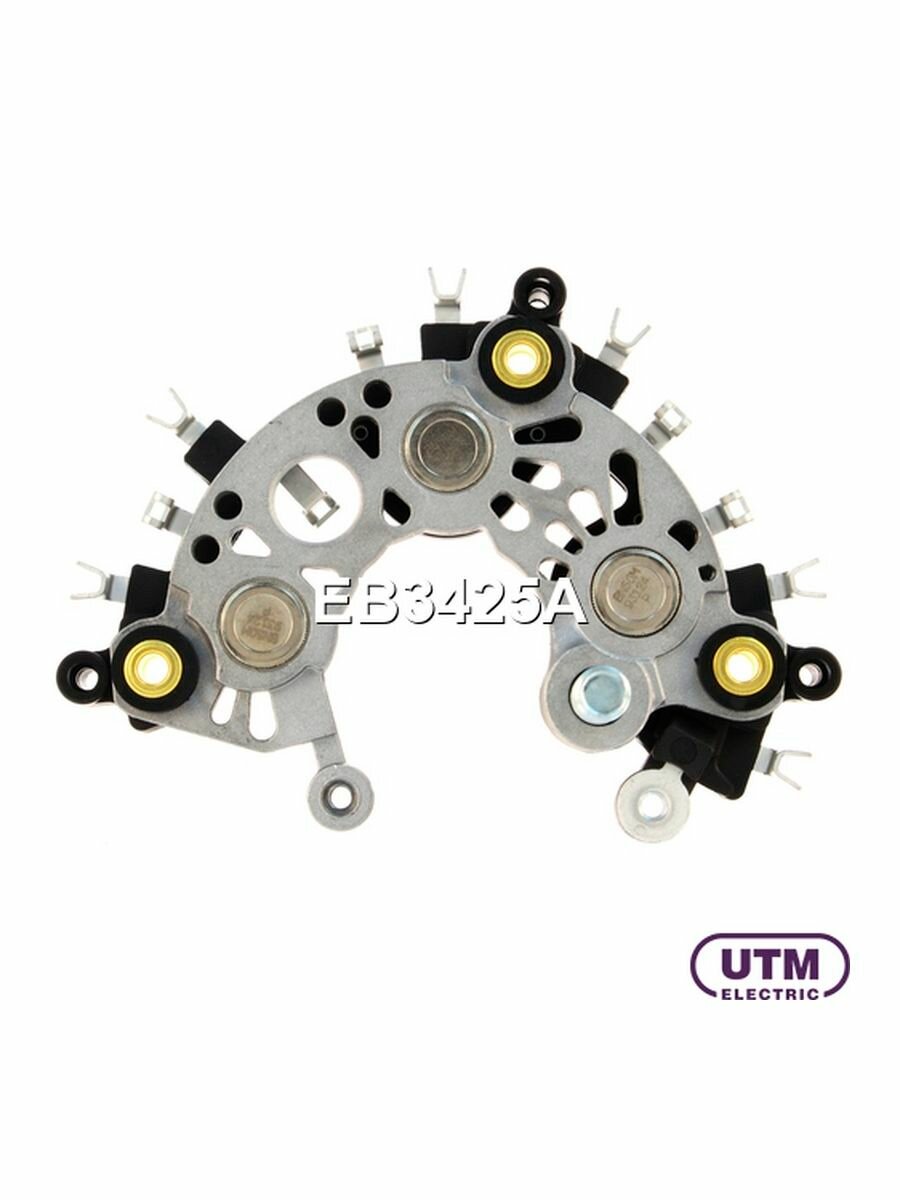 Диодный мост UTM EB3425A, для Volkswagen Polo, передний, черный