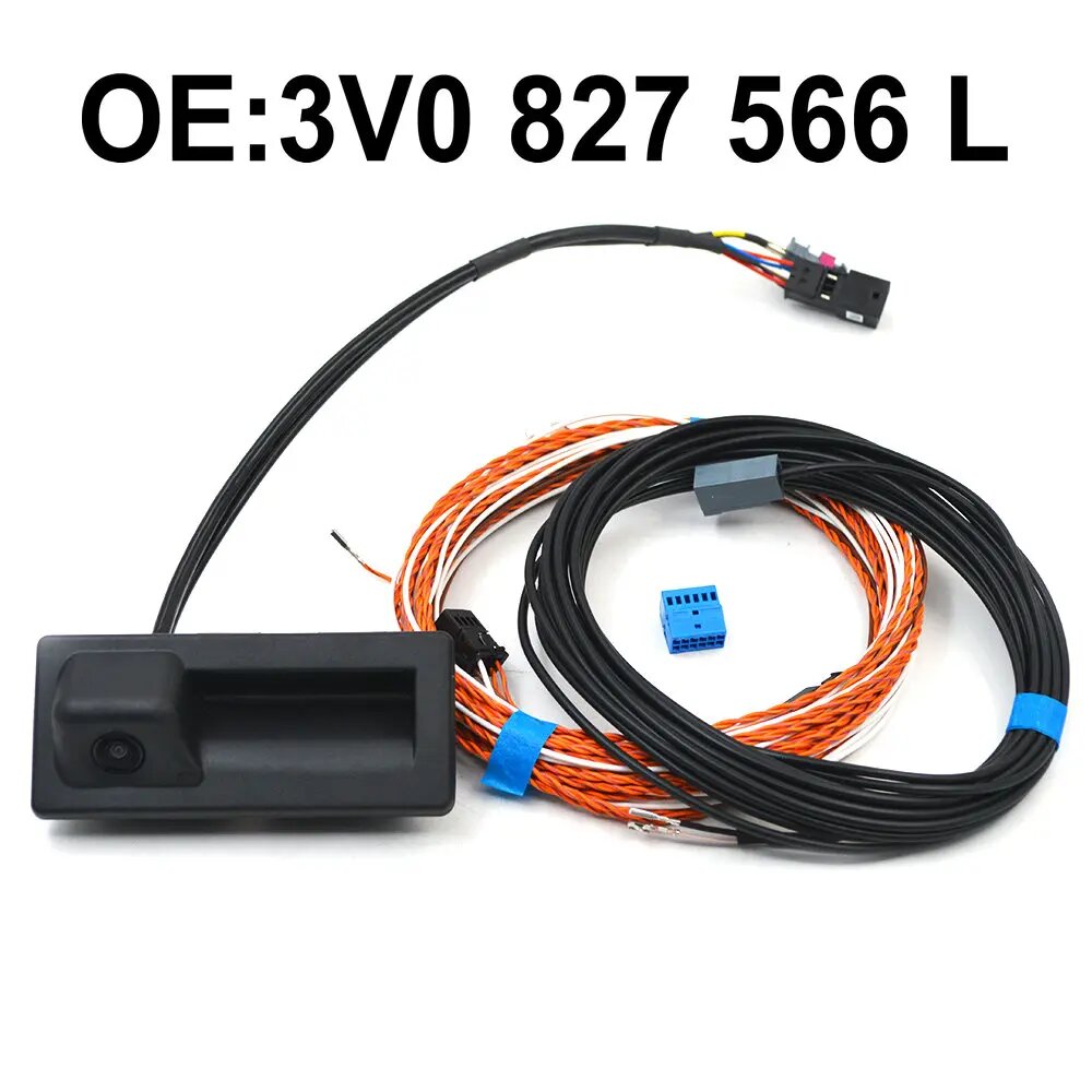 Для Audi A4 B9 8 Вт 3V0 827 566 L камера заднего вида с ручкой багажника и линией Highline Guidance 3 В 0827566 L
