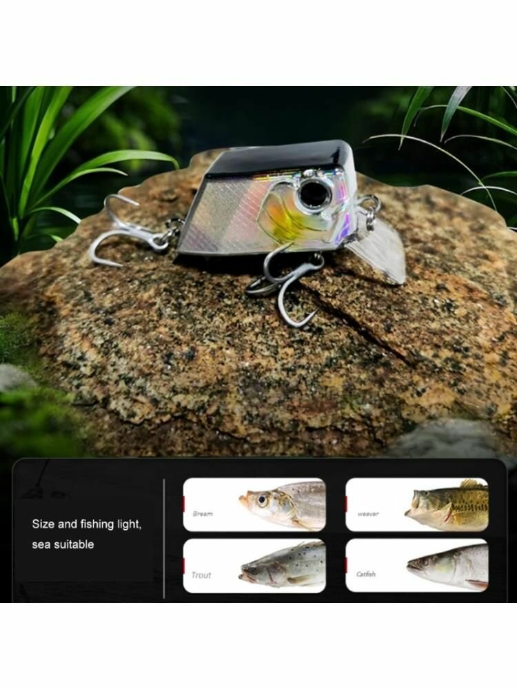 Плавающий кубик Рубика Rock Little Rubik's Cube Mino-Белые полосы