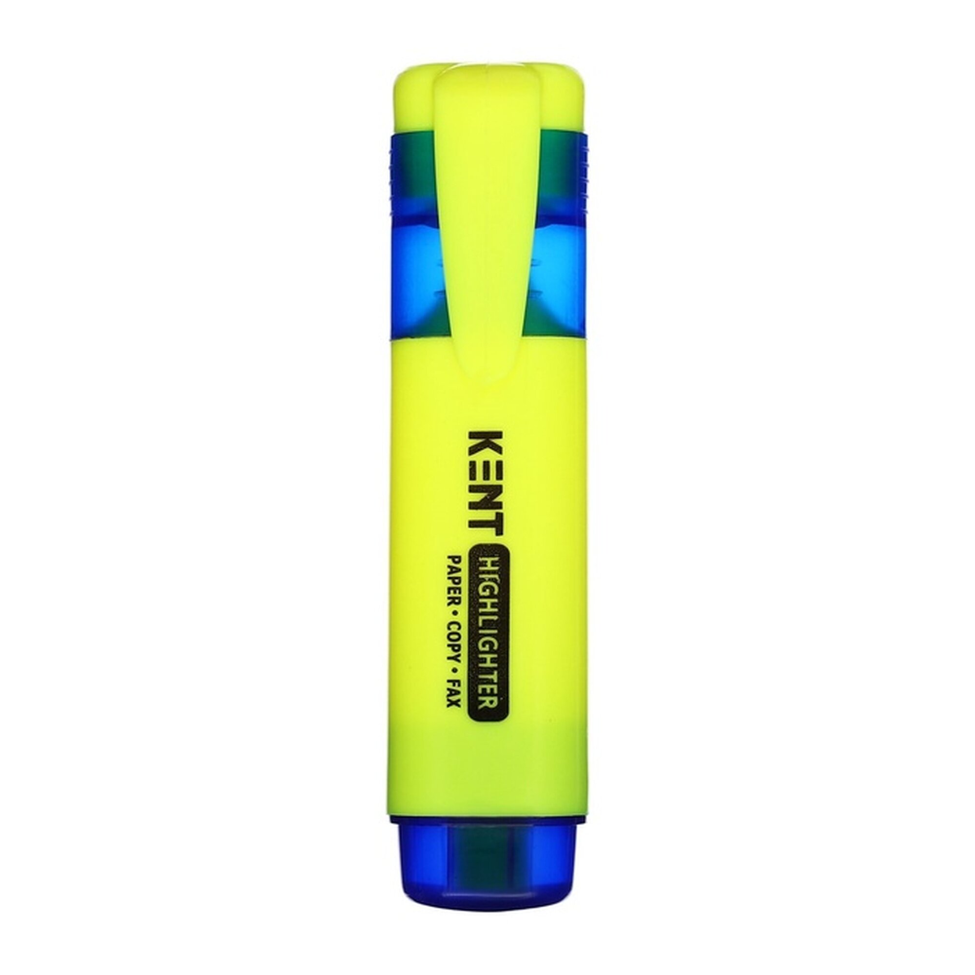 Маркер Calligrata, текстовыделитель, скошенный наконечник, желтый, 5мм