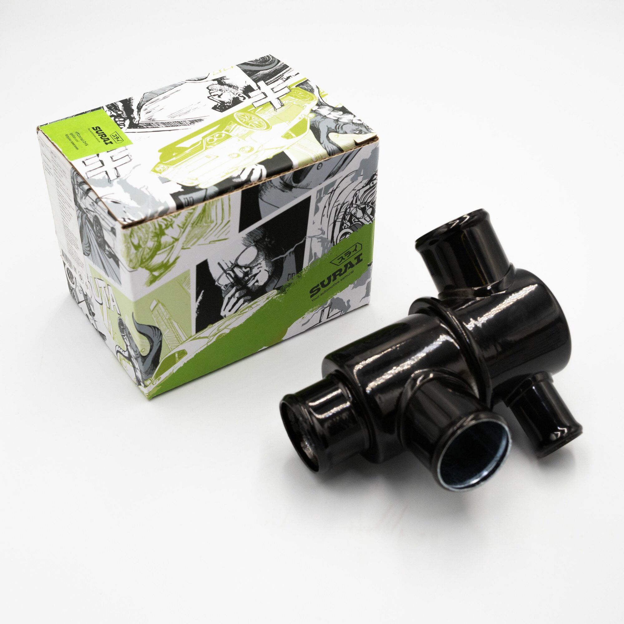 Термостат SURAI для Lada с метал. корпусом, 87 С (SR 00505, аналог 21081306010)