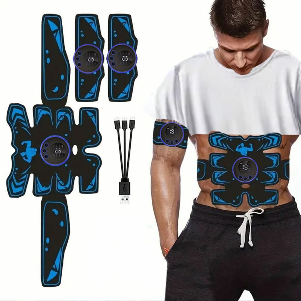 Миостимулятор для пресса ABS Trainer Mio / Тренажер миостимулятор для мышц пресса мужчин и женщин