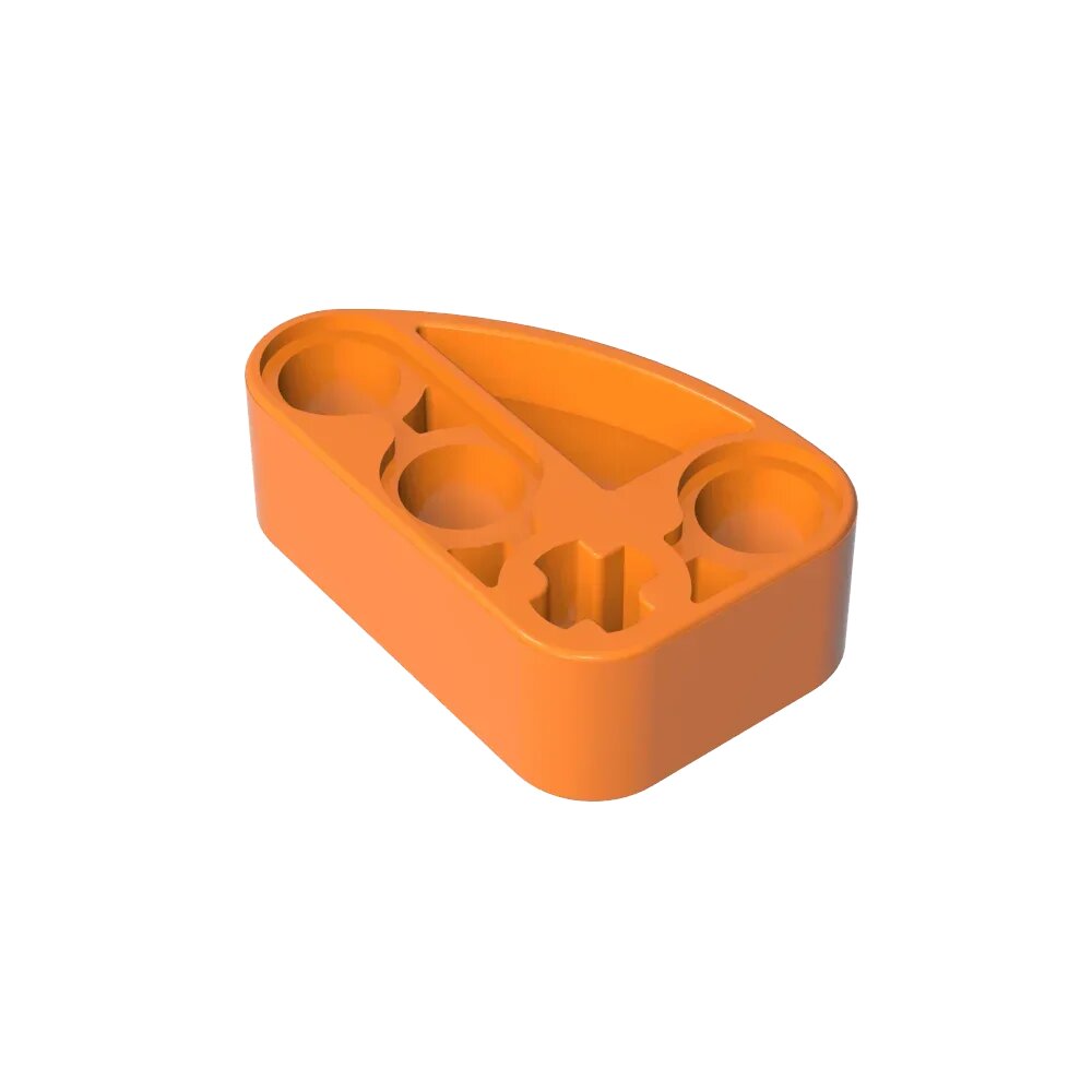 Строительный блок Gobricks оранжевый, 2х3, Color: 021