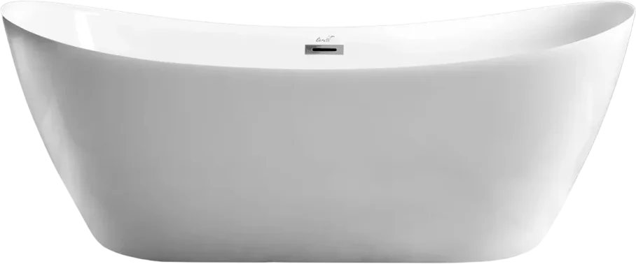 Акриловая ванна Cerutti Spa NEMI170II 170x75 см, отдельностоящая, белая, овальная, с каркасом, со сливом-переливом, с донным клапаном /10506