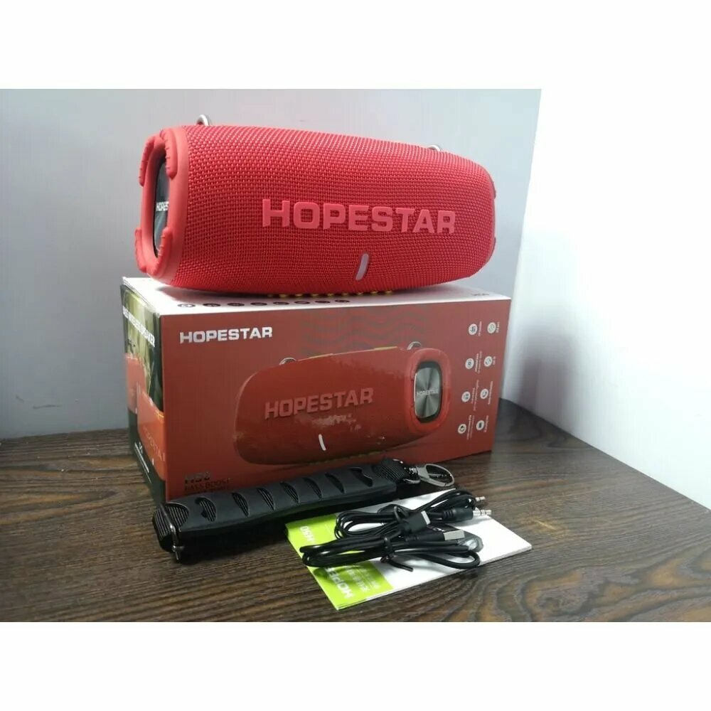 HOPESTAR H50 20Вт Портативный Бумбокс С Bluetooth И Сабвуфером MP3-Плеер Высокая Мощность Аудио Центр
