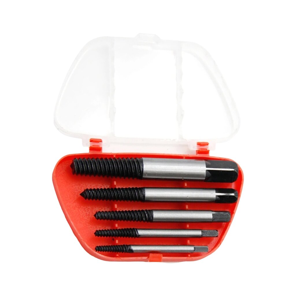 5/6шт Профессия Сломанный Винт Съемник Грубый Зуб Мелкозубый Кран Сломанный Провод Съемник Отвертка Инструмент Пластиковая Коробка