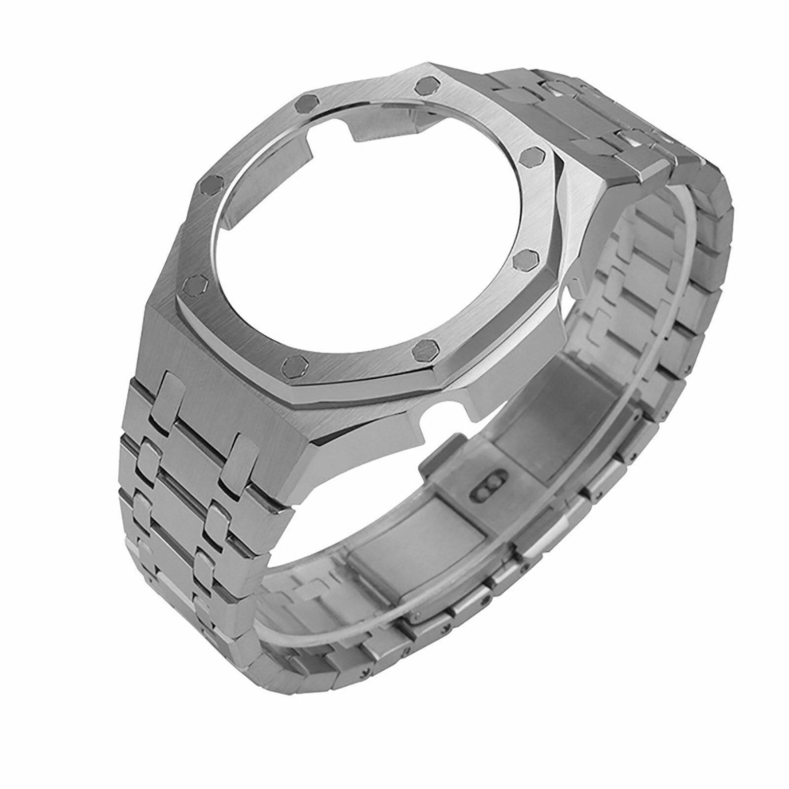 Gen4 Комплект модификации для Casio GA2100 GAB2100, металлический браслет + рамка ободка корпуса для GA2110 из нержавеющей стали