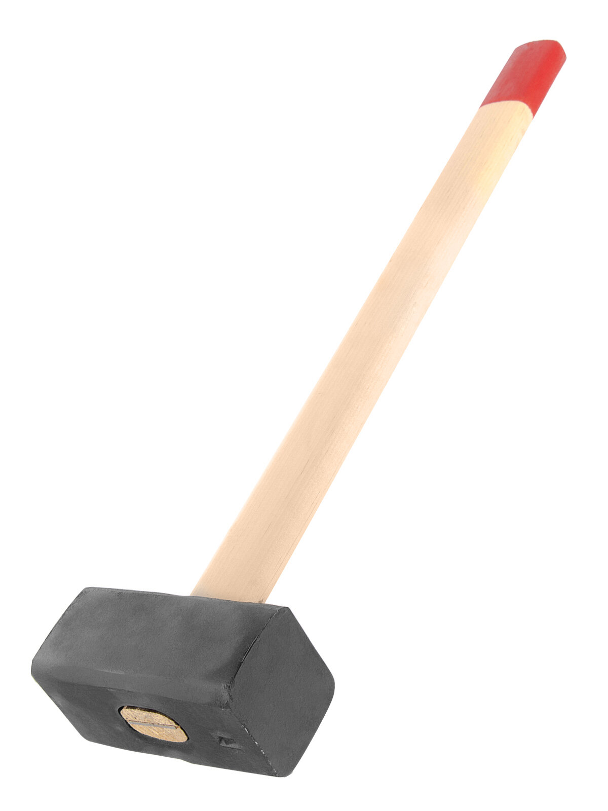 Кувалда 7 кг Сибртех, 750 мм, кованая головка из стали 50 с защитным покрытием и деревянная рукоятка, 10965