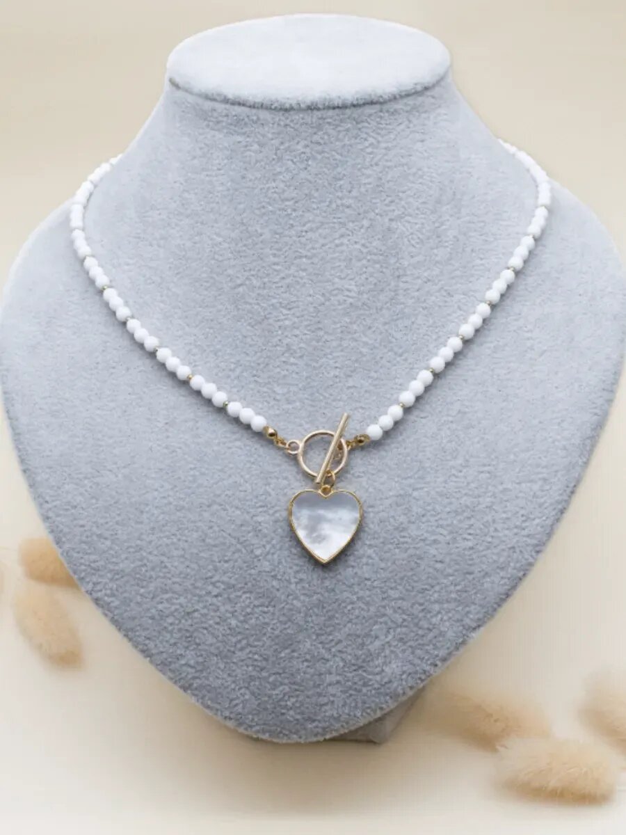 Колье, перламутр