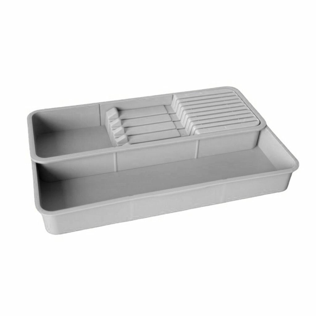 Подставка для кухонных ножей-серая__