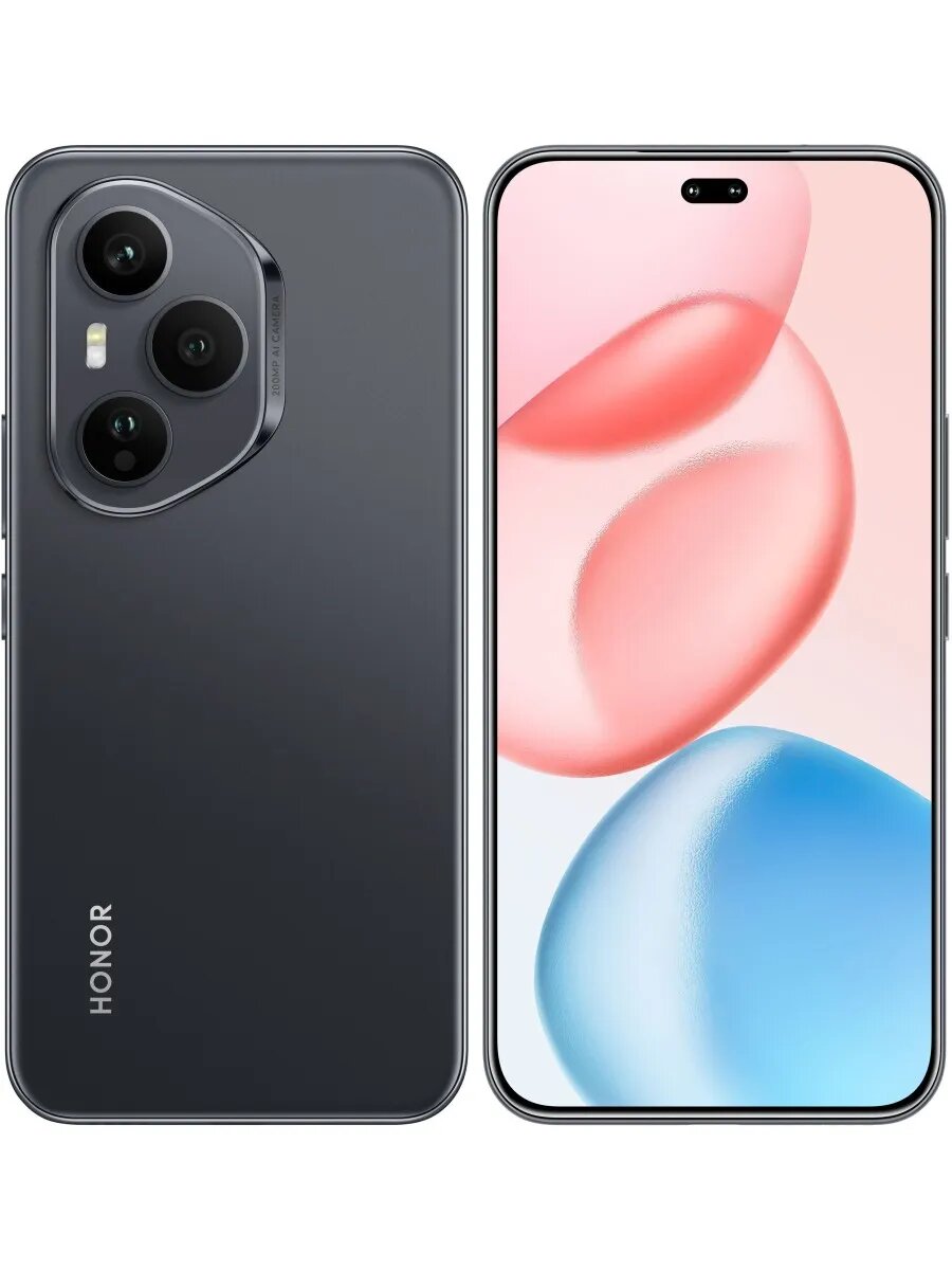 Смартфон HONOR 400 Pro, 12/256 ГБ, цвет черный, версия Ростест