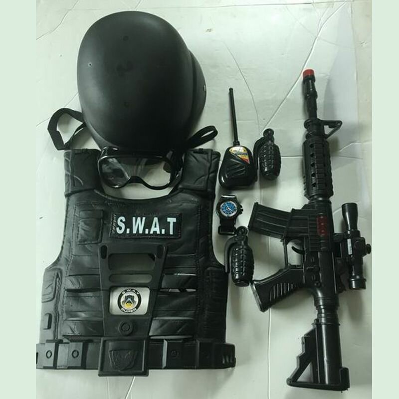 Доспехи детские "Игрушечные", ABS-пластик, игровой набор, черный, от 1 до 15 лет