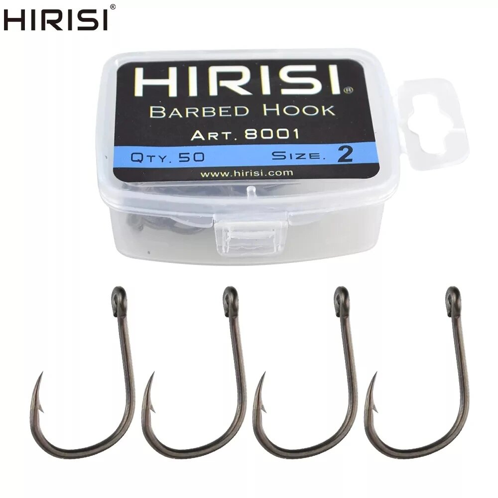 Рыболовные крючки Hirisi 50 шт, Model 10