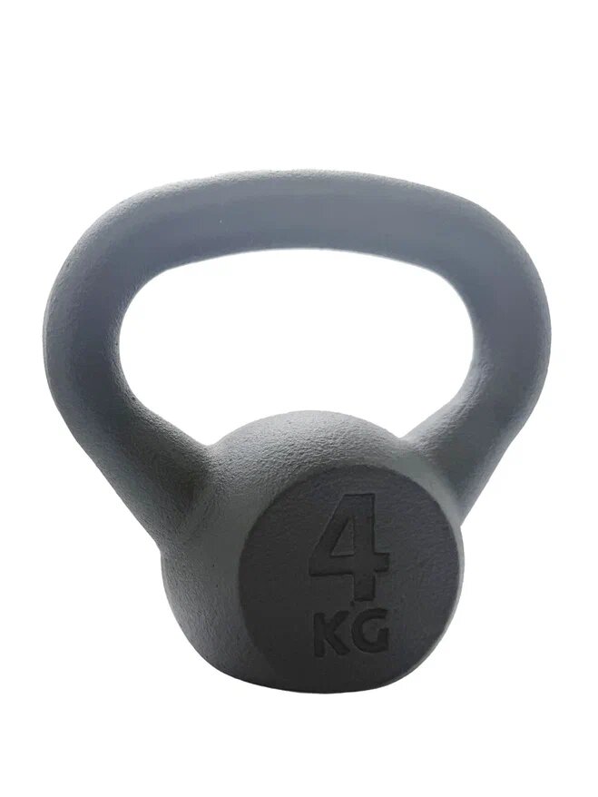 Гиря цельнолитая Euro classic чугунная 4 кг