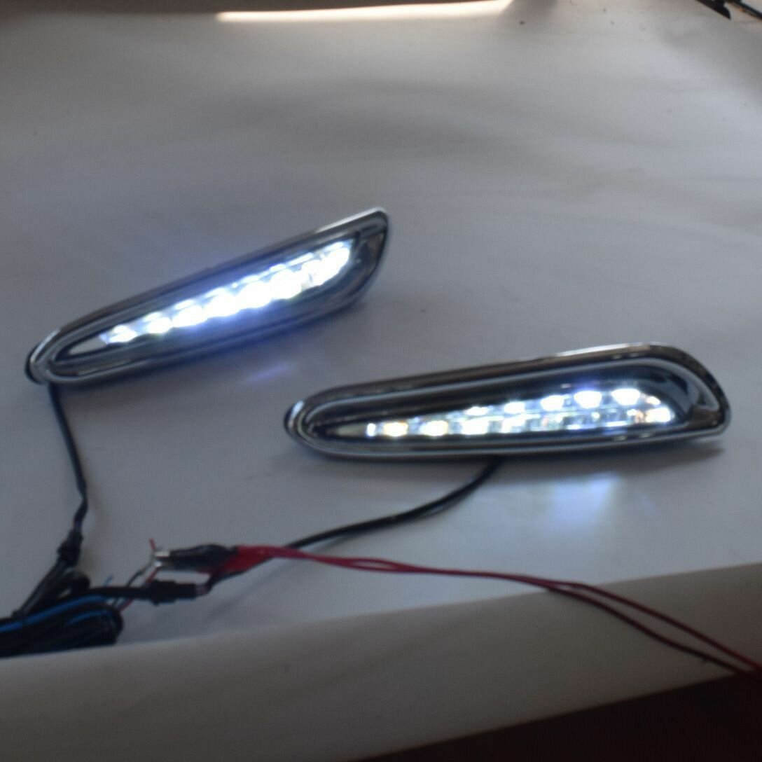 Модифицированные светодиодные фары для автомобиля Mazda Xingcheng, дневные ходовые огни, противотуманные фары M3