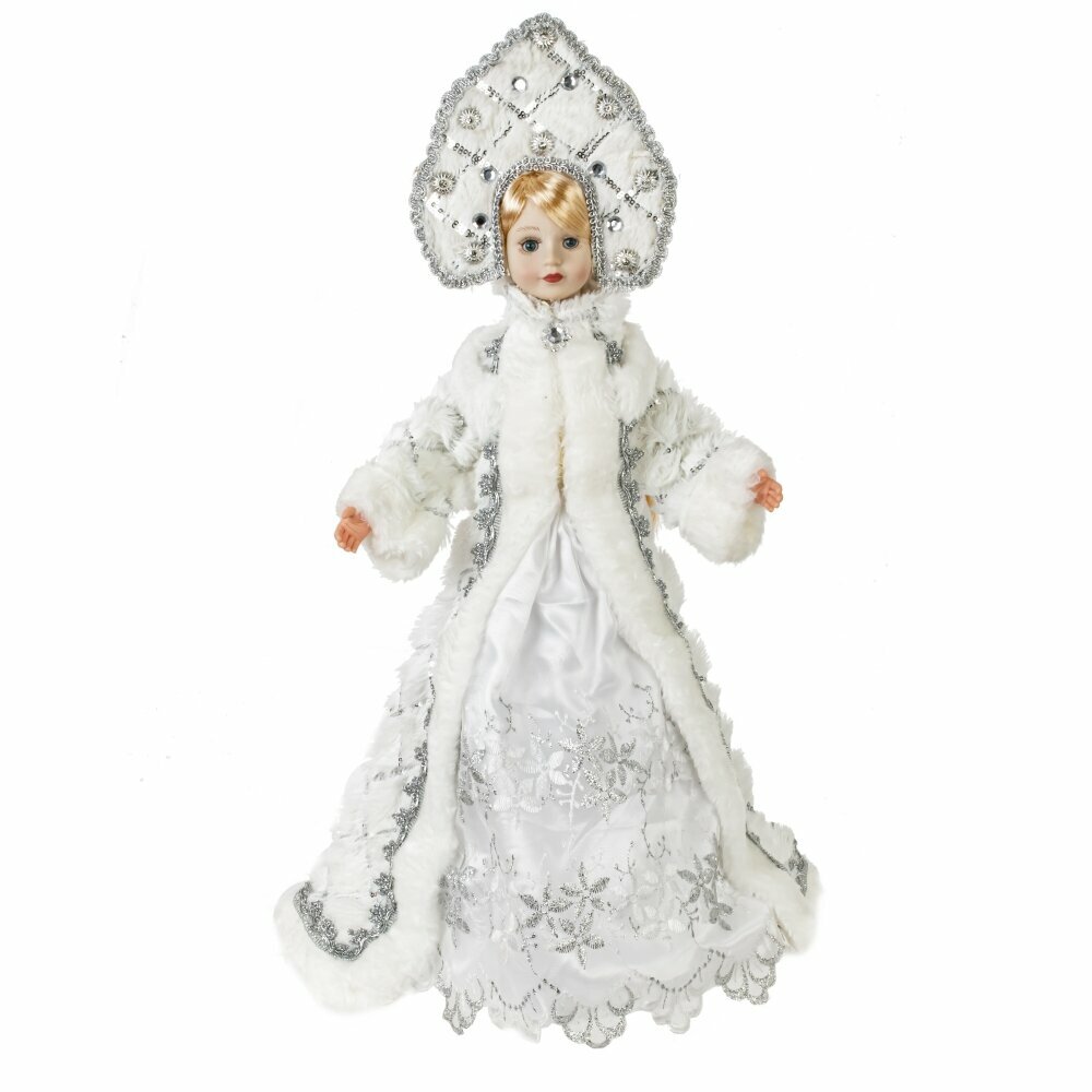 Снегурочка с емкостью для конфет, L22 W16 H53 см