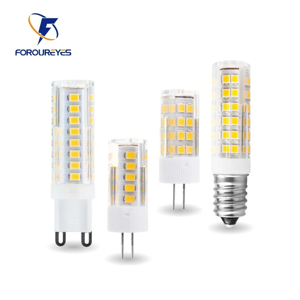 Светодиодная лампа E14, холодный белый, 5W, 51leds, G9