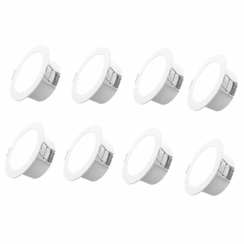 Умный светодиодный потолочный светильник Xiaomi Mijia, Bluetooth сетчатая версия с голосовым управлением, смарт-пультом дистанционного управления, регулировкой температуры цвета, 8pcs